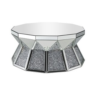 ACME Noralie Coffee Table in Mirrored - Bed Bath & Beyond - 32261165