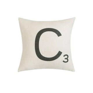 Letter-C3 Pillow Cover - Bed Bath & Beyond - 41972937