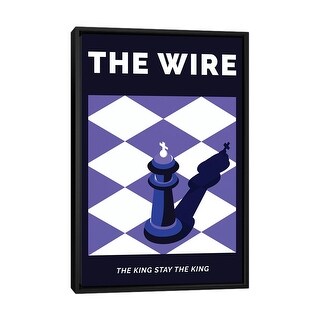 iCanvas "The Wire Alternative Poster - The King Stay The King " by ...