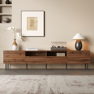 78" Modern TV Stand for TVs up to 85" - Entertainment Center with ...