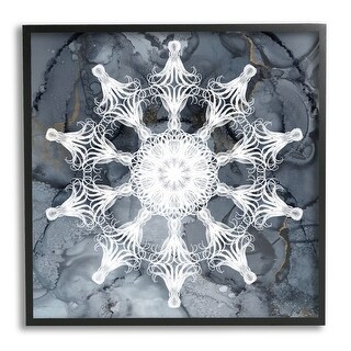 Stupell Boho Fractal Medallion Framed Giclee Art Design by Christine ...