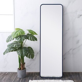 18"x60" Soft Corner Metal Rectangular Mirror Blue - Bed Bath & Beyond ...