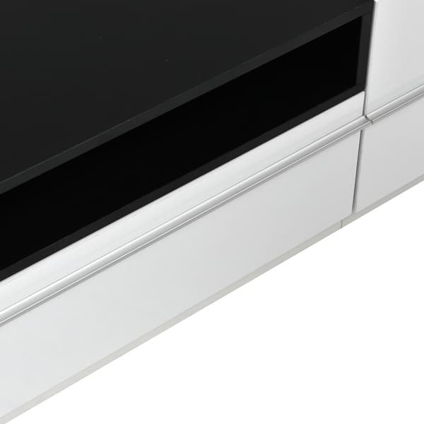 Two-Tone Design Stand, UV High-Gloss Media Console for Television Up to ...