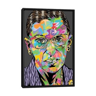 iCanvas "RBG RIP" by TECHNODROME1 Framed Canvas Print - Bed Bath ...