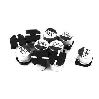 10pcs 100uF 16V Surface Mounted Devices Aluminum Electrolytic ...