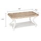 COZAYH Rustic Farmhouse Cottagecore Coffee Table - On Sale - Bed Bath ...