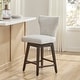 Spruce & Spring Yvonne Modern Swivel Bar Stools - Bed Bath & Beyond ...