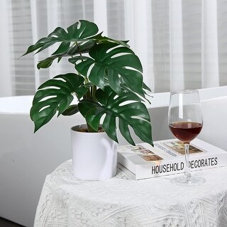 Artificial Tropical Split Leaf Plant - Bed Bath & Beyond - 39015785