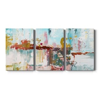 Color Block Splash- Premium Gallery Wrapped Canvas - Ready to Hang ...