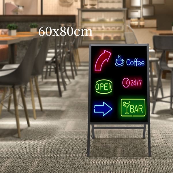 LED Message Writing Board Standing Menu Sign Board - Bed Bath & Beyond ...