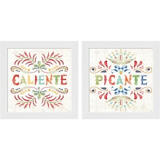 Dina June 'Sweet and Spicy A' Framed Art (Set of 2) - Bed Bath & Beyond ...