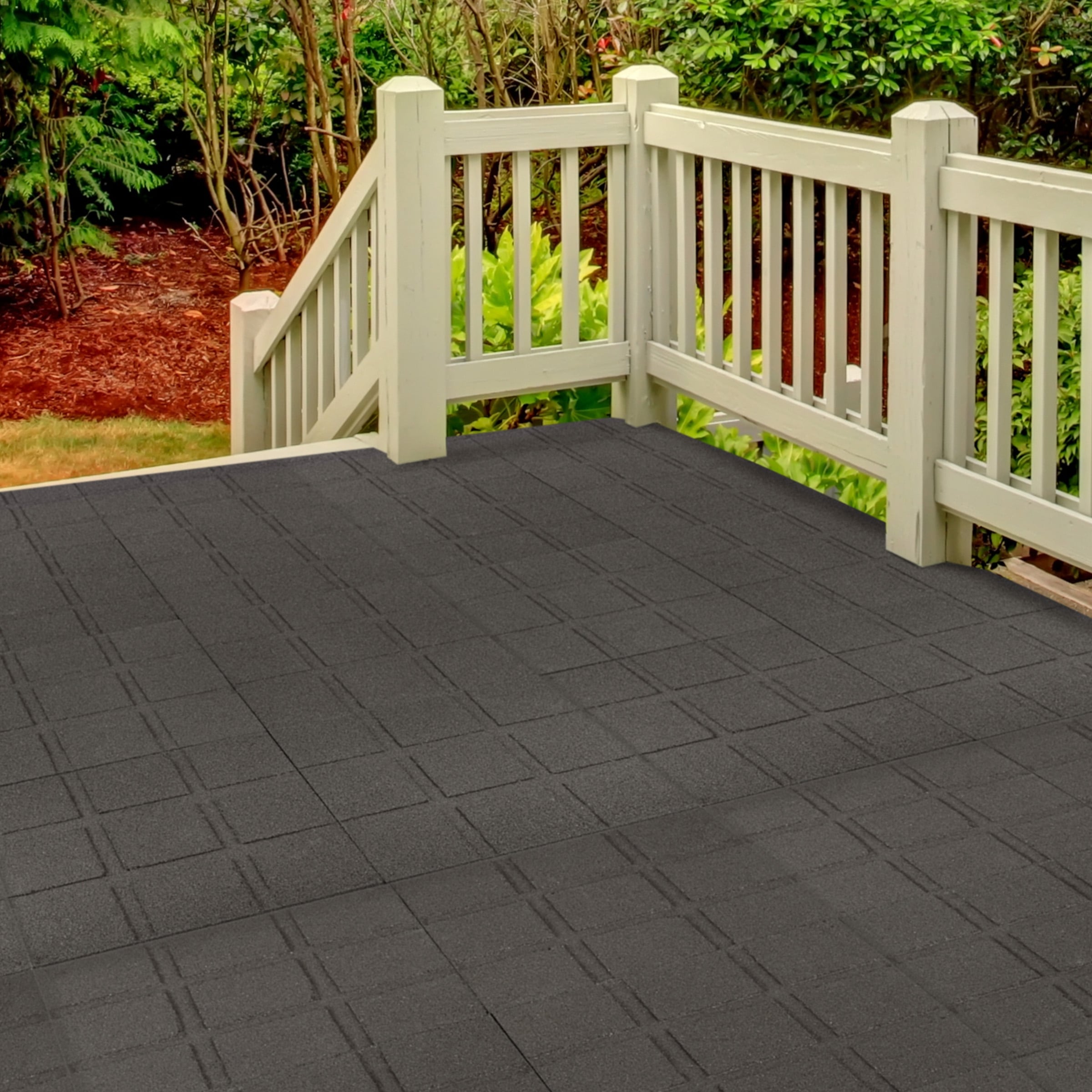 Rubber patio tiles store