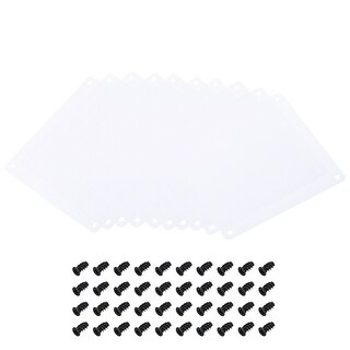 140mm Fan Dust Filter with Screw, 10 Pack PVC Dustproof Mesh Cover ...