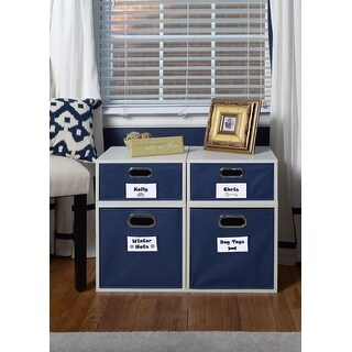 Noble Connect Storage Set - 2 Cubes- White Wood Grain - On Sale - Bed ...