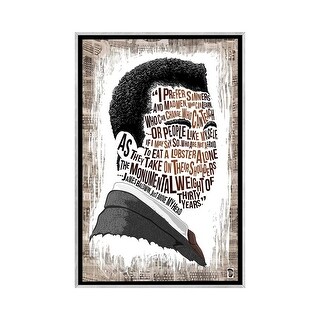 iCanvas "James Baldwin" by Nate Jones Design Framed - Bed Bath & Beyond ...