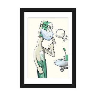 iCanvas "Toothbrush Shaving" by WyattDesign - Bed Bath & Beyond - 37492533