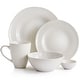 Cravings by Chrissy Teigen 20 Piece Stoneware Dinnerware Set in Cream ...