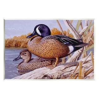 Stupell Ducks at Pond's Edge Wall Plaque Art Design by Rod Lawrence ...