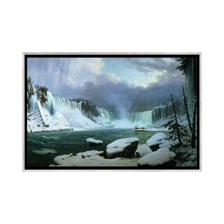 iCanvas "Niagara Falls " by Hippolyte Victor Valentin Sebron Framed ...