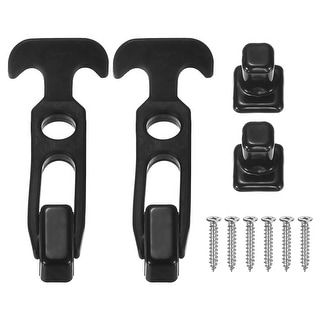 2-Pack T-Handle Rubber Flexible Draw Latches,4.3" Latches for Toolbox ...
