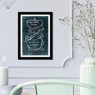 Wynwood Studio 'Vintage Ad London' Fashion and Glam Wall Art Framed ...