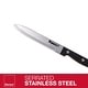 Ronco 4 Piece Steak Knife Set,Stainless-Steel Serrated Blades, Full ...