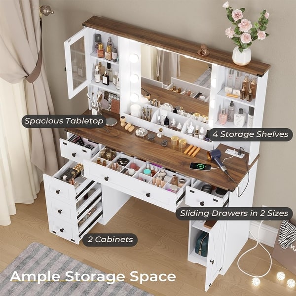 makeup vanity desk without mirror