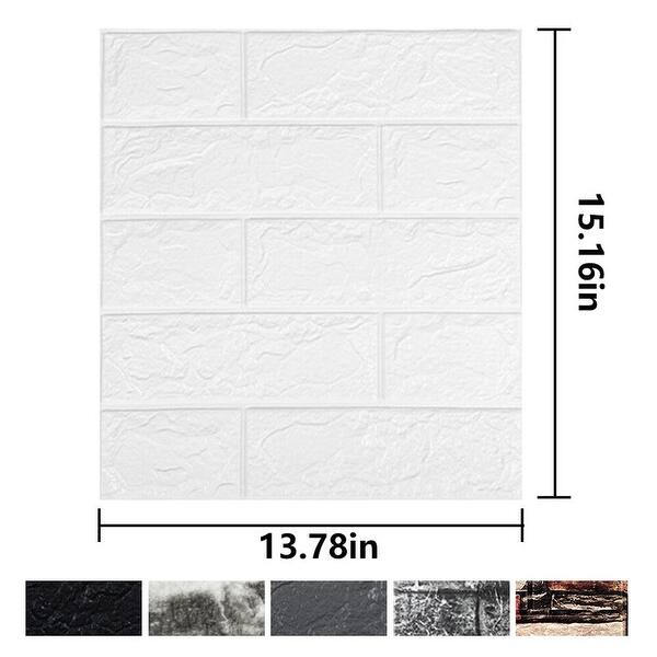 3D Brick Wall Sticker Self-Adhesive Waterproof - Bed Bath & Beyond ...
