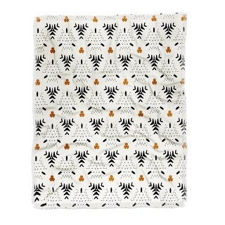 Sheila Wenzel-Ganny Black Ink Western Geo Made To Order Throw Blanket ...