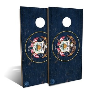 Utah State Flag Backyard Cornhole Board Set (Includes 8 Bags) - N/A ...