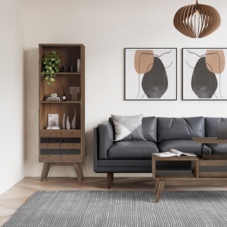 WYNDENHALL Wright SOLID ACACIA WOOD 70 inch x 22 inch Contemporary ...