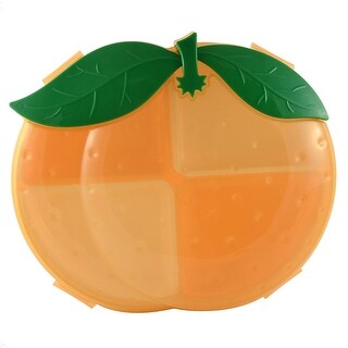 Living Room Orange Shaped Plastic Nut Dessert Snacks Cookie Candy Box ...