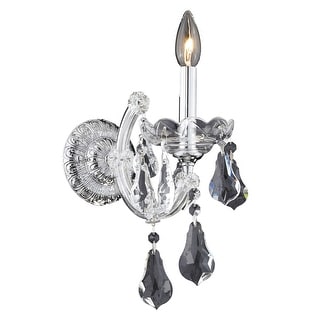 Fleur Illumination 1 light Chrome Wall Sconce - Bed Bath & Beyond ...