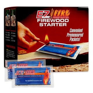 EZ Fire Firestarter Packets - Firestarter Gel Packets for Campfire ...