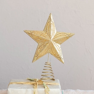 Plastic Star Tree Topper with Cut-Outs and LED Lights - Bed Bath ...