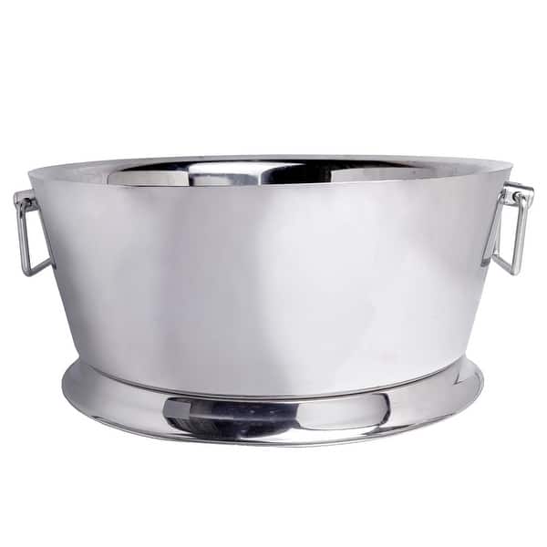 Sol Living Stainless Steel Beverage Tub for Parties Ice Bucket - Bed ...