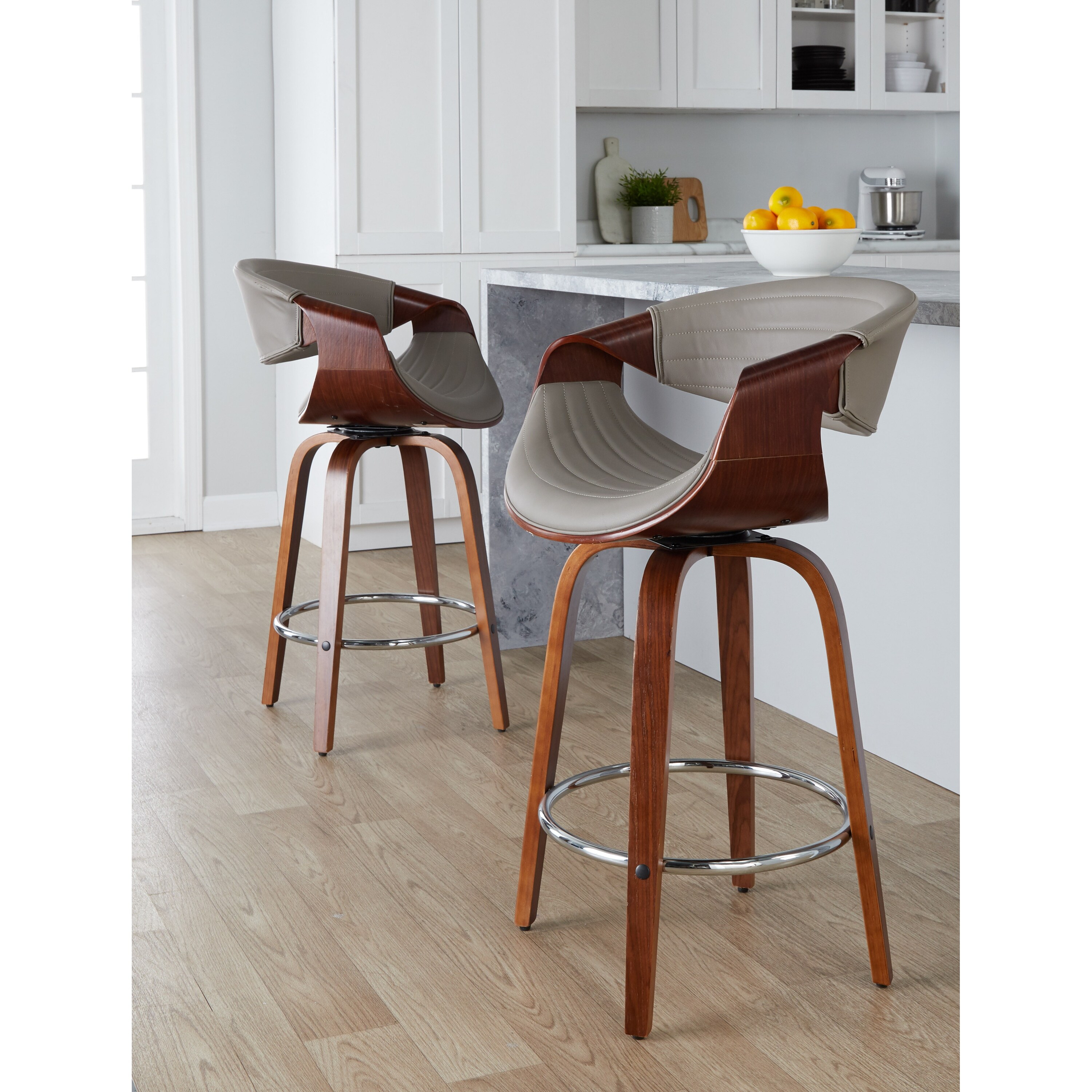 Amisco Tanner Swivel Counter and Bar Stool - Bed Bath & Beyond - 38952601