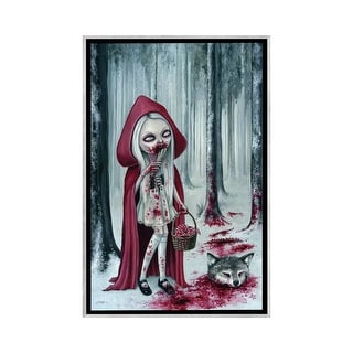 iCanvas "Little Dead Riding Hood" by Megan Majewski Framed - Bed Bath ...
