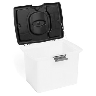 Gracious Living Stackable Deluxe File Storage Caddy with Accessory ...