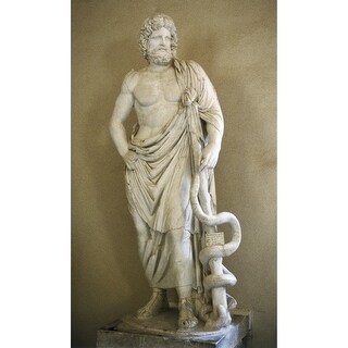 Asclepius. 4Th C. Bc. Classical Greek Art. Sculpture On Marble. Greece ...
