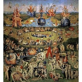 The Garden Of Earthly Delights (Center Panel) by Hieronymus Bosch ...