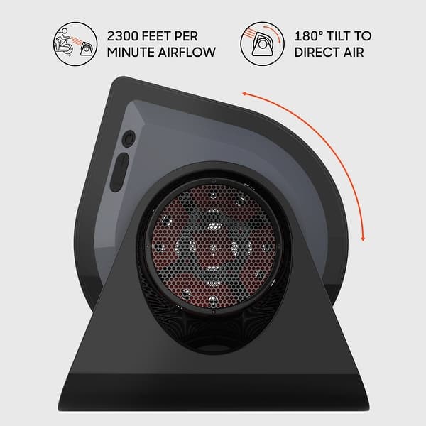 Sharper Image FLY 01 High-Velocity Fitness Fan with Remote - Bed Bath ...