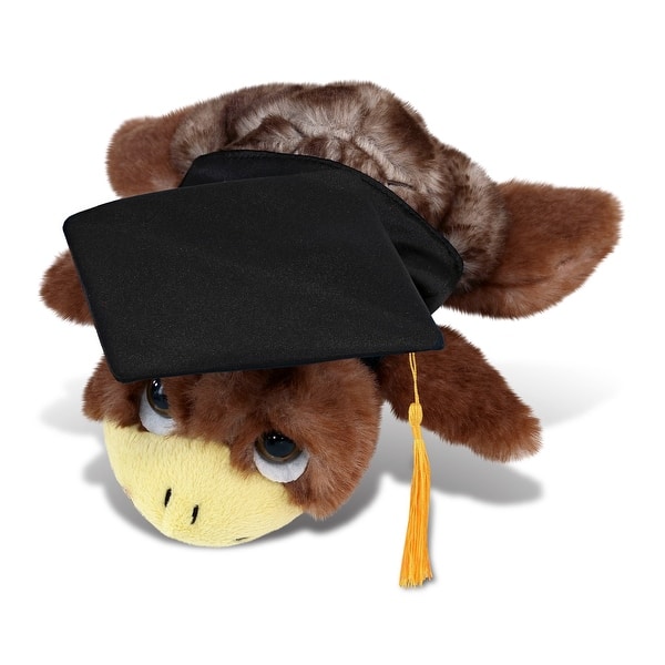 DolliBu Small Brown Sea Turtle Graduation Plush Toy with Gown and Cap ...