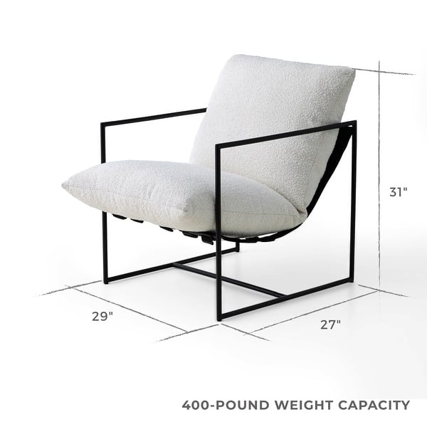 Brookside Enya Metal Frame Sling Chair - Bed Bath & Beyond - 40332260