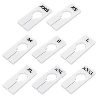Rectangle Clothes Dividers for Hanging Clothes, 40 Pack 8 Sizes - Bed ...