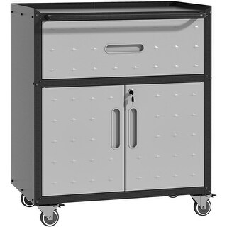 Heavy-Duty Metal Rolling Tool Cabinet - 29.53"W x 16.54"D x 34.65"H ...