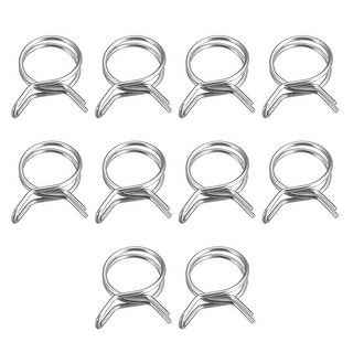 Double Wire Spring Hose Clamp, 10pcs 304 Stainless Steel 13mm Spring ...