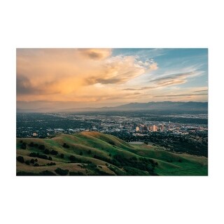 Salt Lake City Utah SLC Sunset 02 Photography Nature Art Print/Poster ...