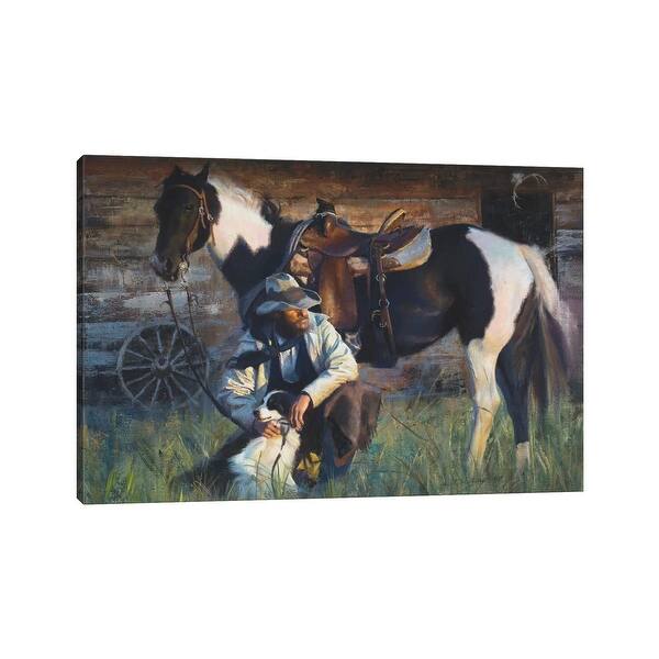 iCanvas "A Hard Days End" by David Edward Kucera Canvas Print - Bed ...