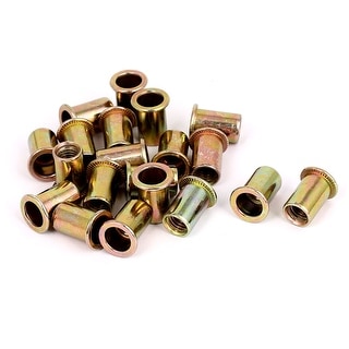 20pcs M8x18mm Open End Countersunk Head Blind Rivet Nut Threaded Insert Nutserts - Bed Bath ...